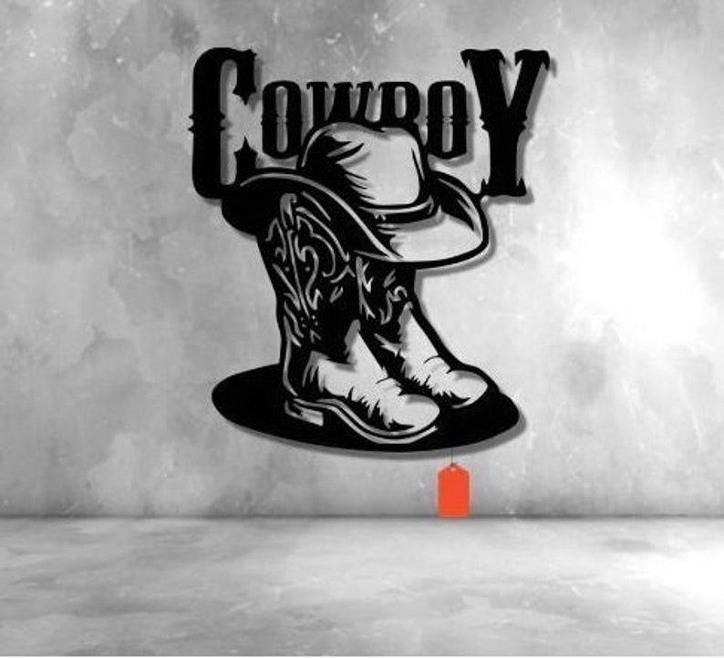 Cowboy Hat Boot Dxf Svg Png Files Cowboy Hat Boot - Etsy