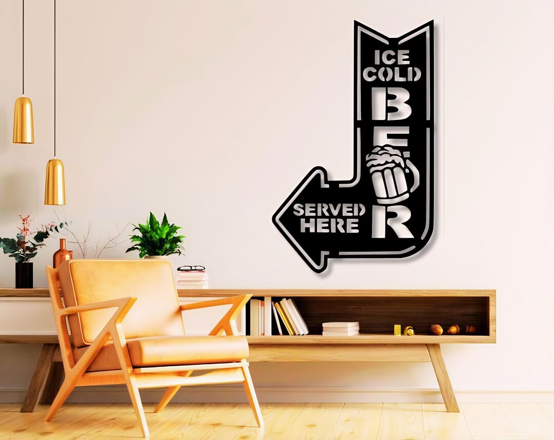 Beer Arrow Sign Cut File (dxf, Svg, Png), CNC Plasma Laser Glowforge - Etsy