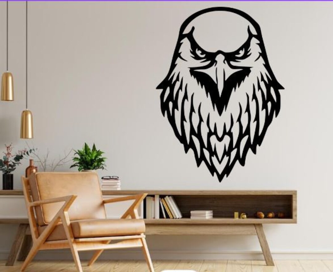 Eagle Dxf , Svg, Png , Files , Angry , Eagle , Wall , Art , Cut , File ...