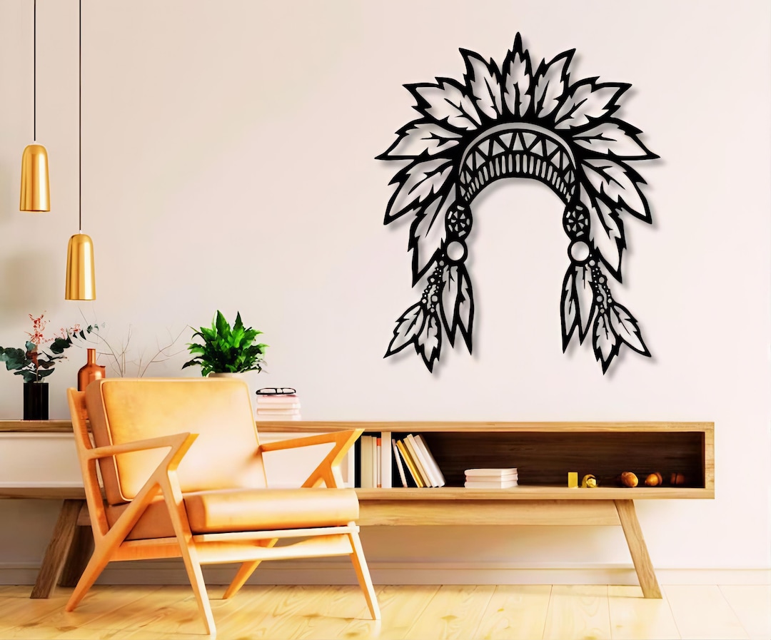 Native Dxf Svg Png Files American Native Boho Element Plasma Cut File ...