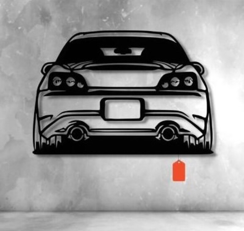 Sport Car Dxf Svg Png Files Laser Cut File rear - Etsy