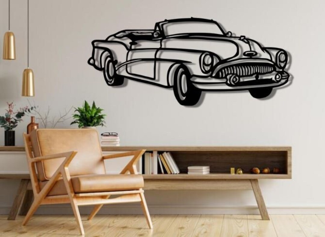 Retro Car Dxf Svg Png Files Classic Cabrio Car Cars Old Vintage Cut ...