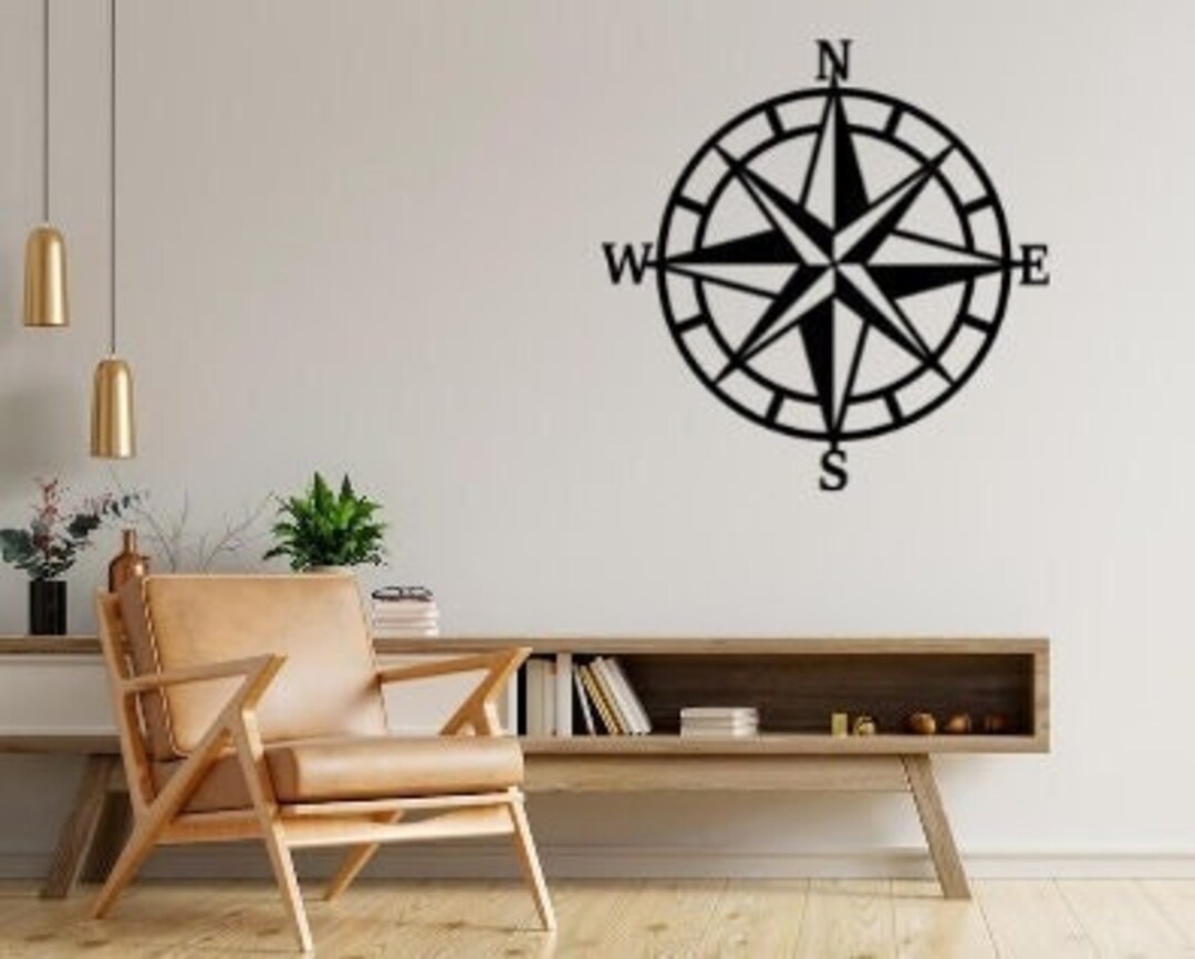 Nautical Compass Dxf , Svg , Png , Files , Compass , Laser Cut , Metal ...