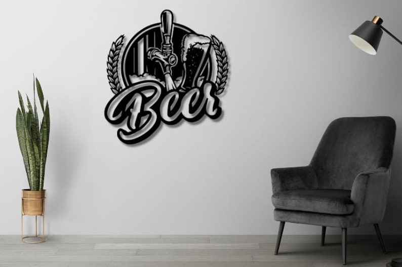 Beer Dxf Svg Png Files Wall Art File Beer - Etsy