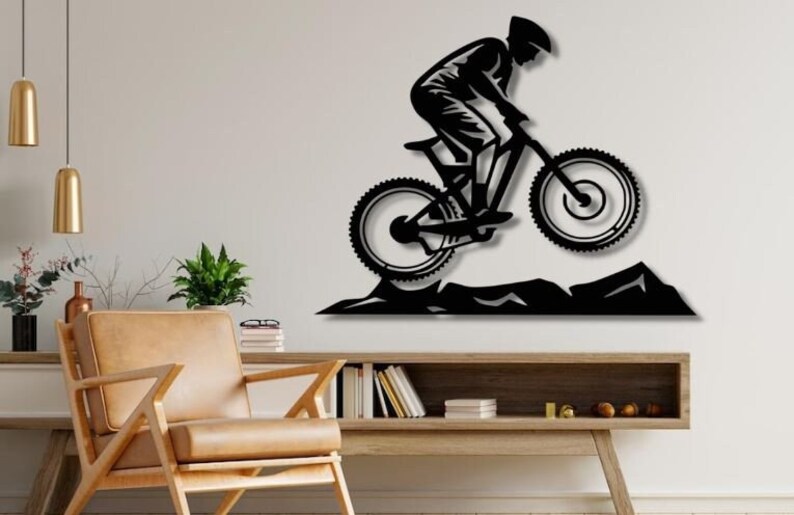 Downhill Dxf Svg Png Files Bicycle Biker Outdoor - Etsy
