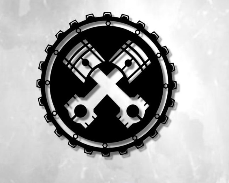 Gear Wheel Dxf , Svg , Png , Files , Gear , Wheel , Piston , Pistons ...