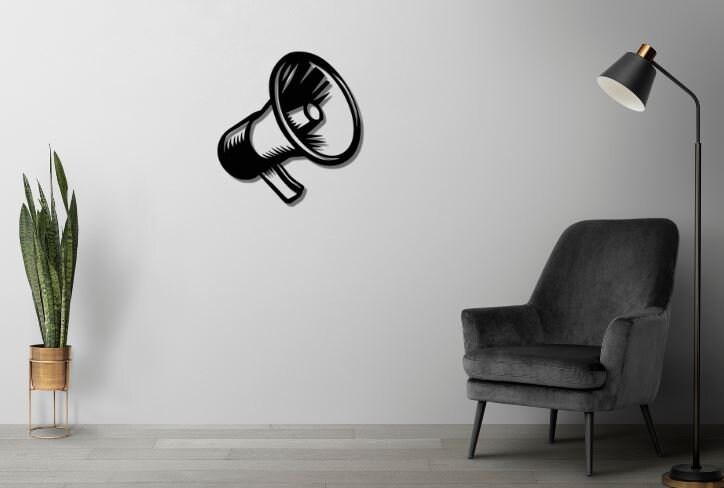 Megaphone Dxf , Svg , Png , Files , Announcement , Megaphone , Advert ...