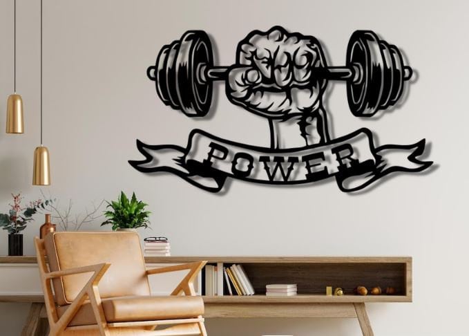 Gym Dxf Svg Png Files Fitness Cross Cardio Power - Etsy
