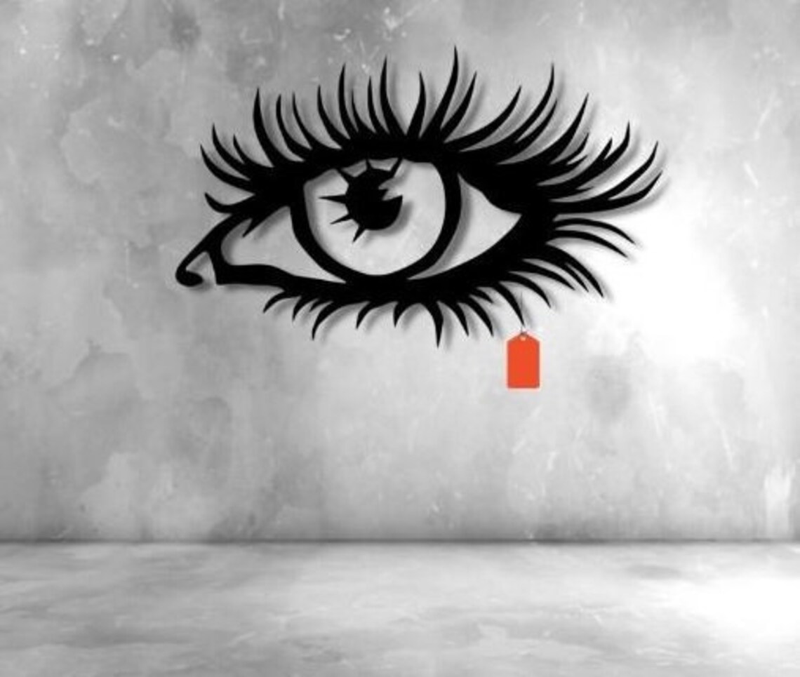 Eye Metal Dxf Svg Png Files Eye Metal Decor Laser - Etsy