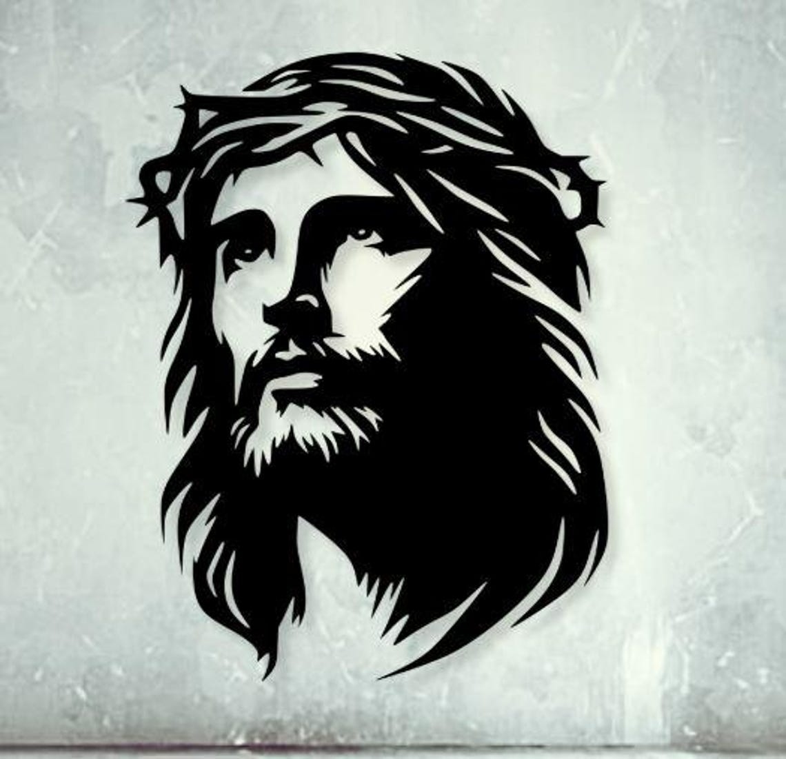 Jesus Svg Dxf Png Files Vector Art Cut for Cnc Plasma Laser Cricut - Etsy