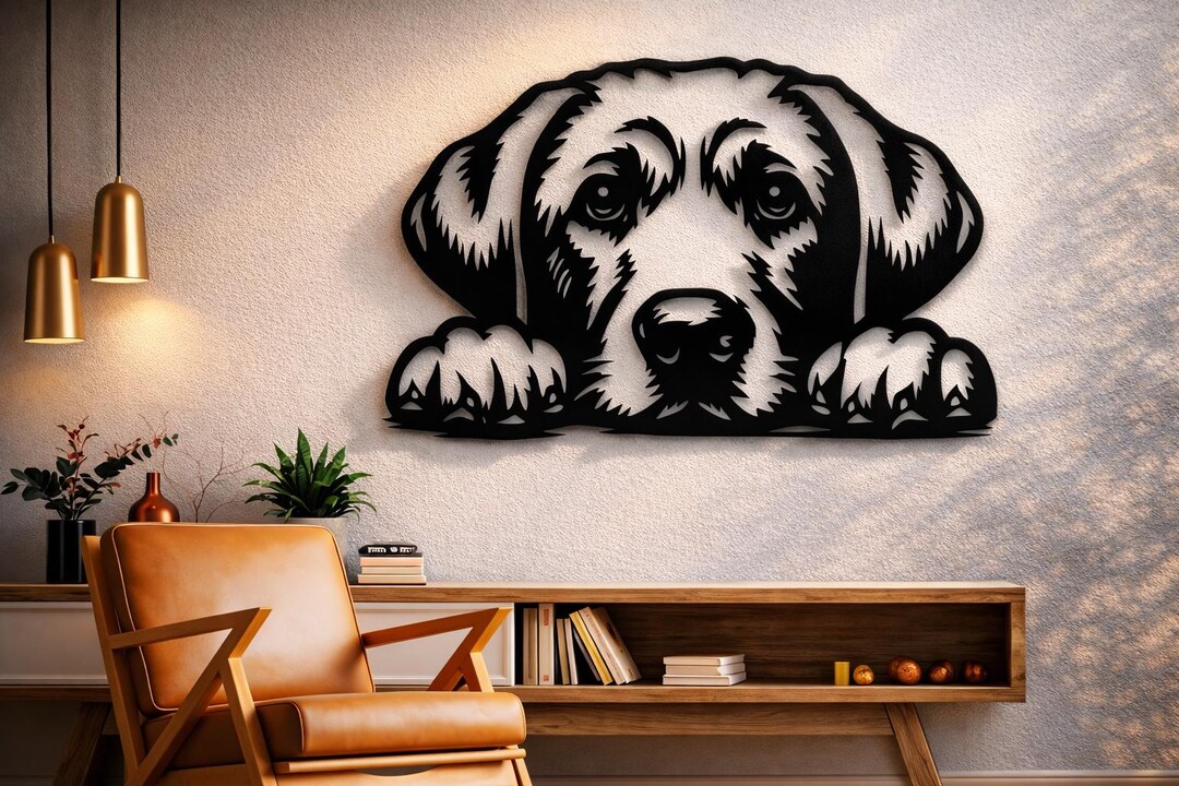 Labrador Retriever Svg Dxf Png Files Wall Art Cut File for Cnc Laser ...