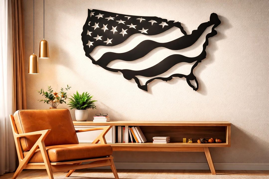 US Flag Svg Dxf Files, CNC Laser Plasma Cut (svg, Dxf, Png) - Etsy