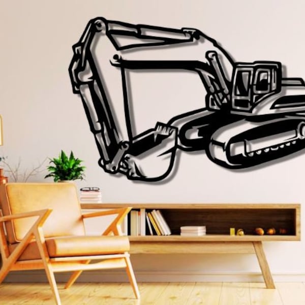 Laser Cut Construction Equipment File - Etsy