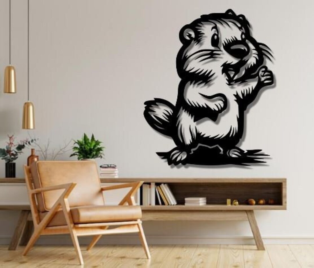 Beaver Dxf Svg Png Files Beaver Beavers Cut File , for , Cnc , Plasma ...