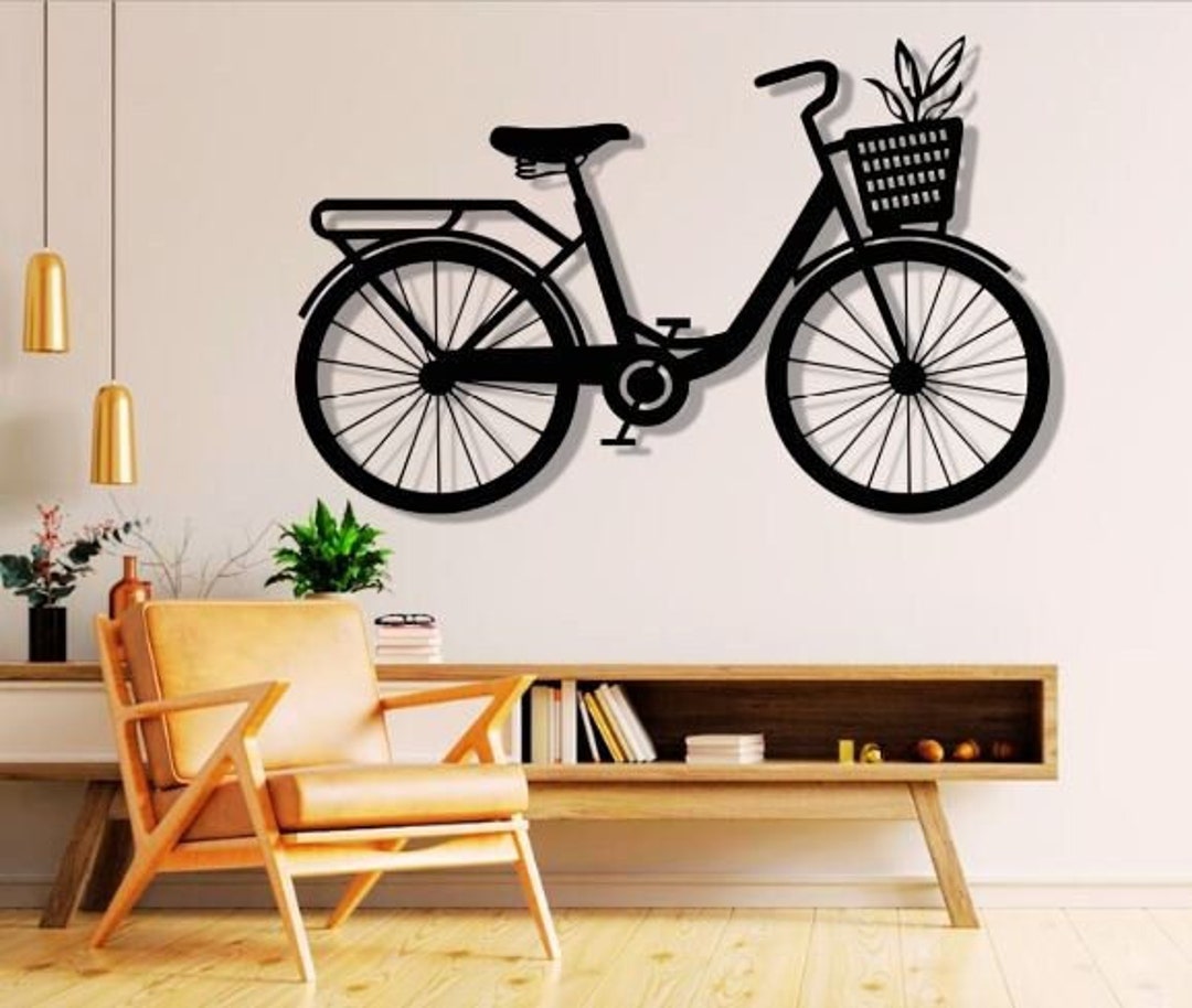 Bicycle Dxf Svg Png Files Laser Cut File Plasma Bike Wall Art Bicycle ...