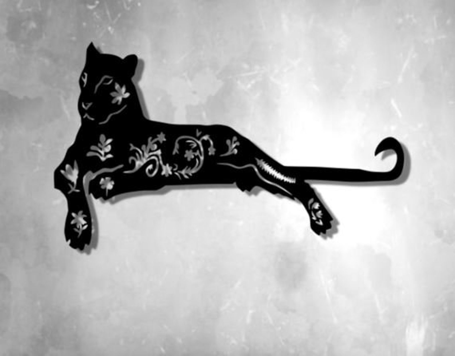 Panther Dxf Svg Png Files , Wall , Art , Decor , File , Panther , Tiger ...