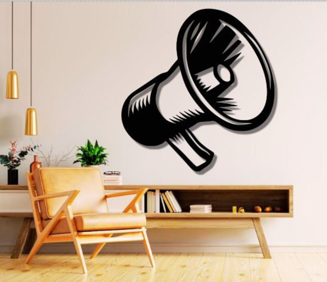 Megaphone Dxf , Svg , Png , Files , Announcement , Megaphone , Advert ...
