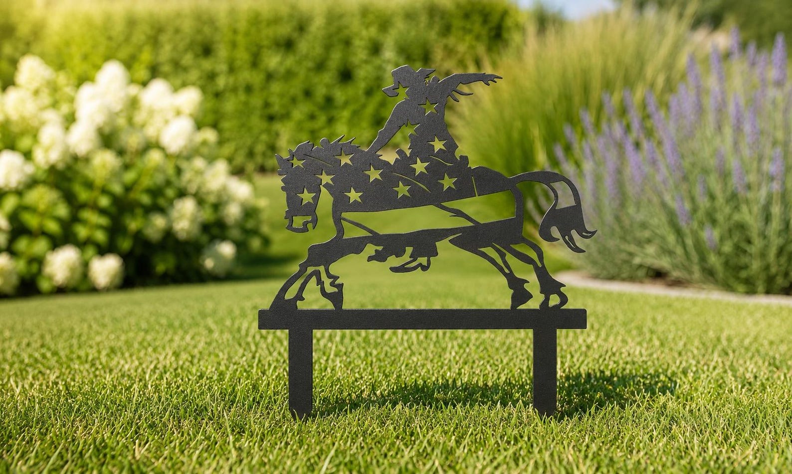 Cowboy Rodeo Garden Stake Dxf Svg Files Western Design Cut File for Cnc ...