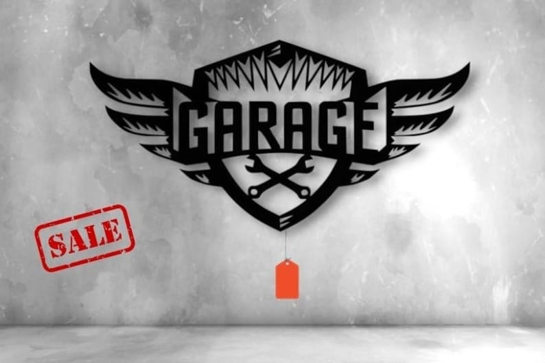Garage Sign Metal Wall Art, CNC Laser Cut Files (svg, Dxf, Png) - Etsy