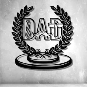 Dad Dxf Svg Png Files , Dad , Father , Fathers , Day , Best , Award ...