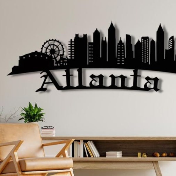 Atlanta Skyline - Etsy