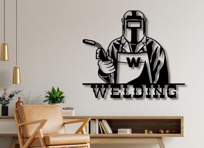 Welding Dxf Svg Png Files Wall Art Welder Weld - Etsy