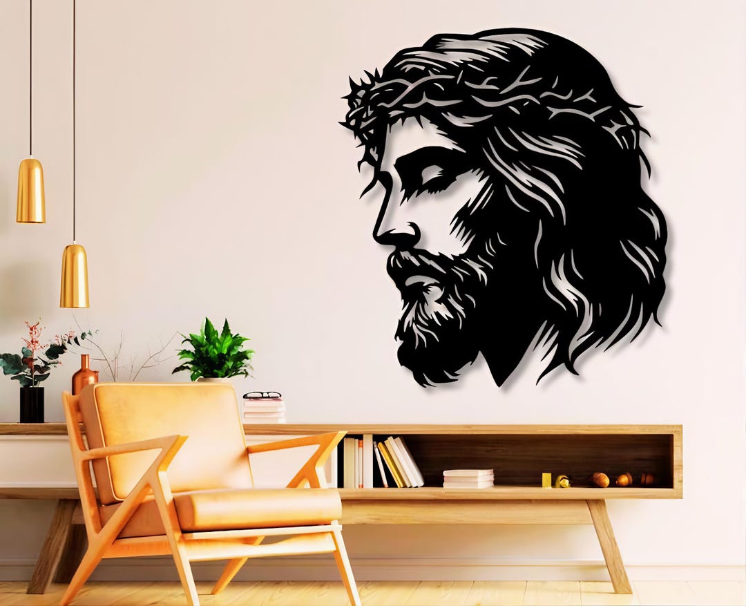 Jesus Christ Wall Art (cnc, Plasma, Laser Cut File - Svg, Dxf, Png) - Etsy