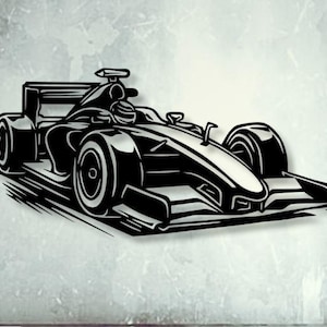 Formula Dxf Svg Png Files Grand Prix Racing Wall Art for Cnc Plasma ...