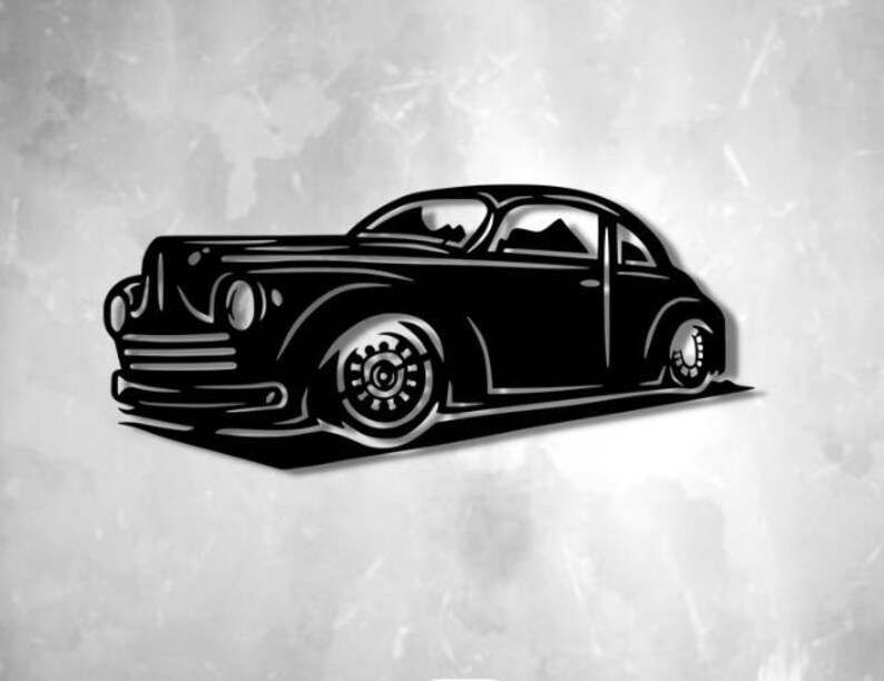 Classic Car Dxf Svg Png Files Vintage Car Cars - Etsy