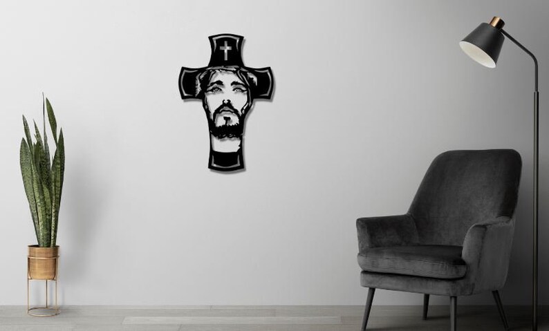 Jesus Cross Dxf Svg Png Files Jesus Christ Cross - Etsy