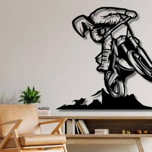 Motorcross Dxf Svg Png Files Motorcycle Biker - Etsy