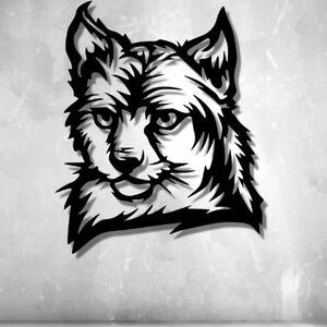 Cat Dxf , Svg , Png , Files , Cat , Face , Kitten , Wall , Art , Cut ...