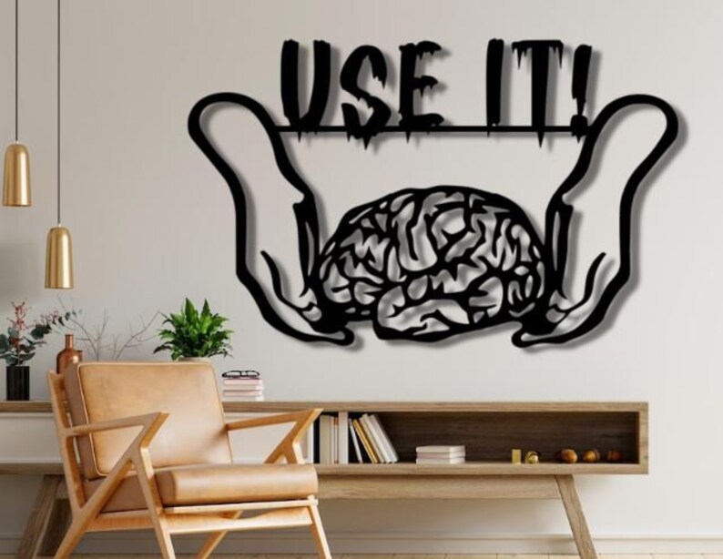 Brain Dxf Svg Png Files Brain Use İt Please - Etsy