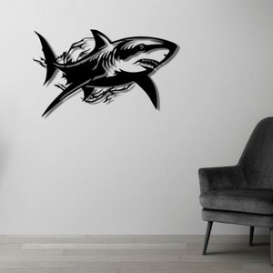 Shark Dxf , Svg , Png , Files , Shark , Oceon , Sea, Swim , Sharks ...