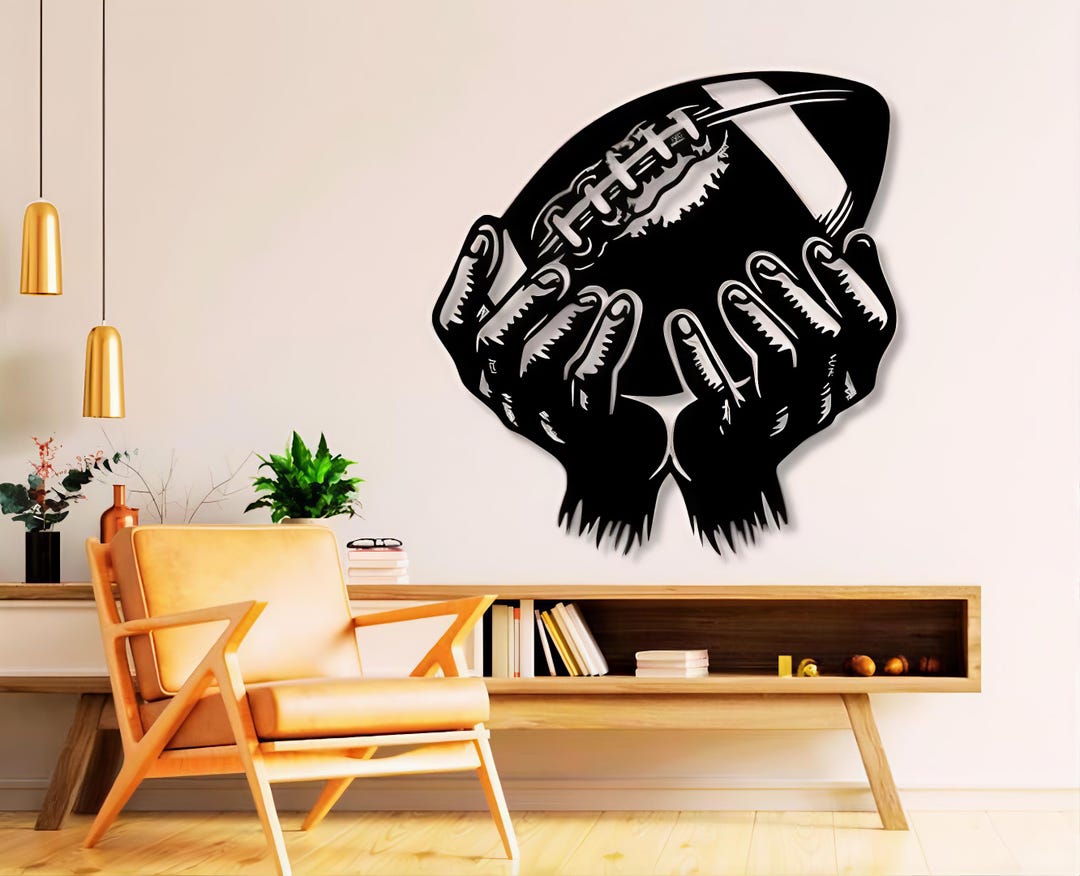 American Football Dxf Svg Png Files Rugby Svg Ball Plasma Cut File ...