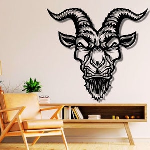 Goat Dxf , Svg , Png , Files , Angry , Goat , Wild , Face , Portrait ...