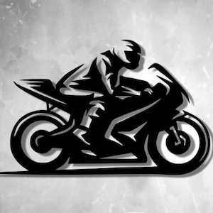 Motorcycle Dxf Svg Png Files Racer Race Racing Motorsport , Cut , File ...