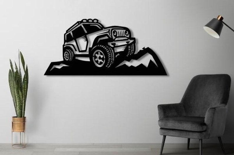 Off Road Dxf Svg Png Files Wall Art Laser Cut - Etsy