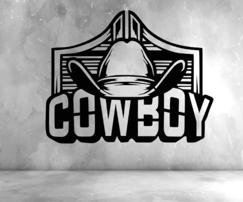 Vintage Western Dxf Svg Png Files Wall Art Laser Cut - Etsy