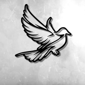 Bird Flying Dxf Svg Png Files , Dove , Doves , Birds , Fly , Sky ...