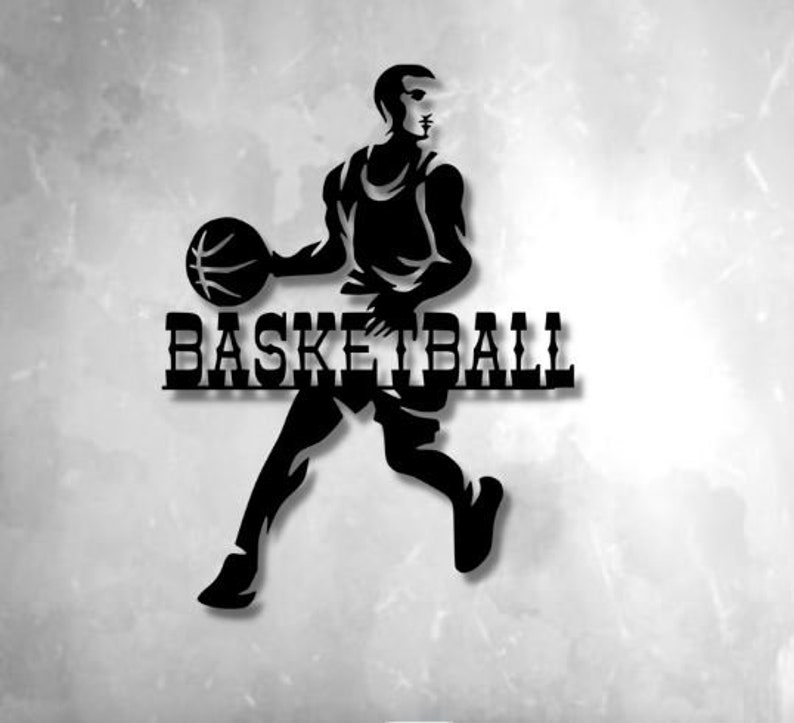 Basketball Dxf Svg Png Files Play Game Basketball - Etsy