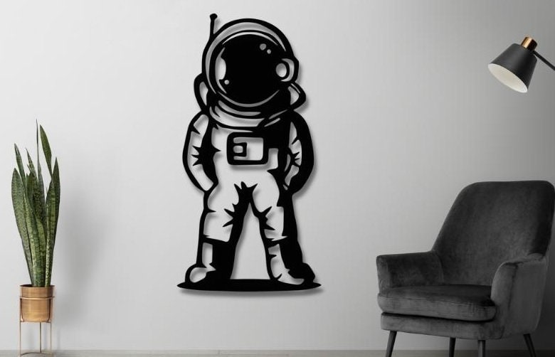 Astronaut Dxf Svg Png Files Ufo Space Alien Dxf - Etsy