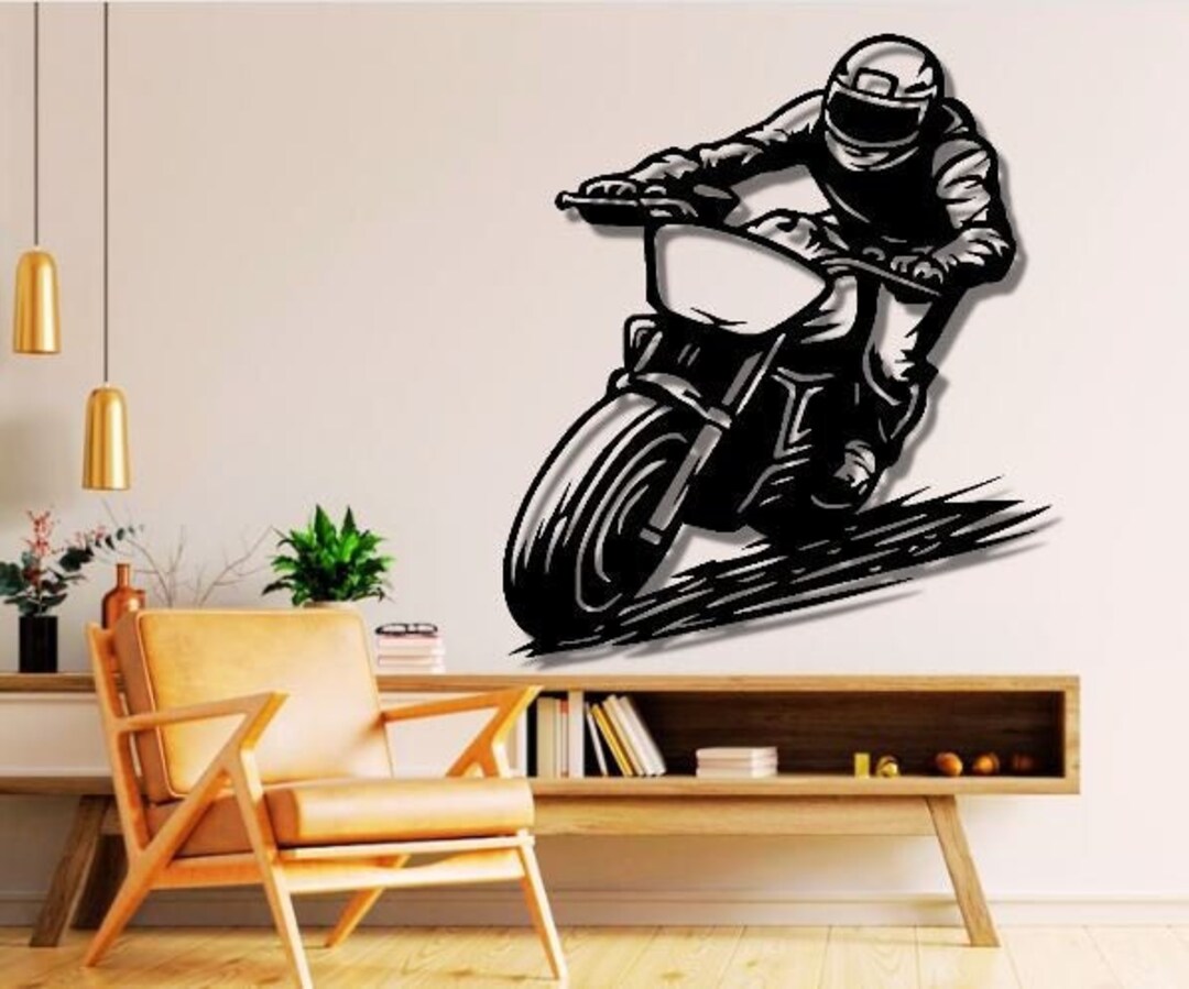 Motorcross Dxf Svg Png Files Motorcycle Rider - Etsy