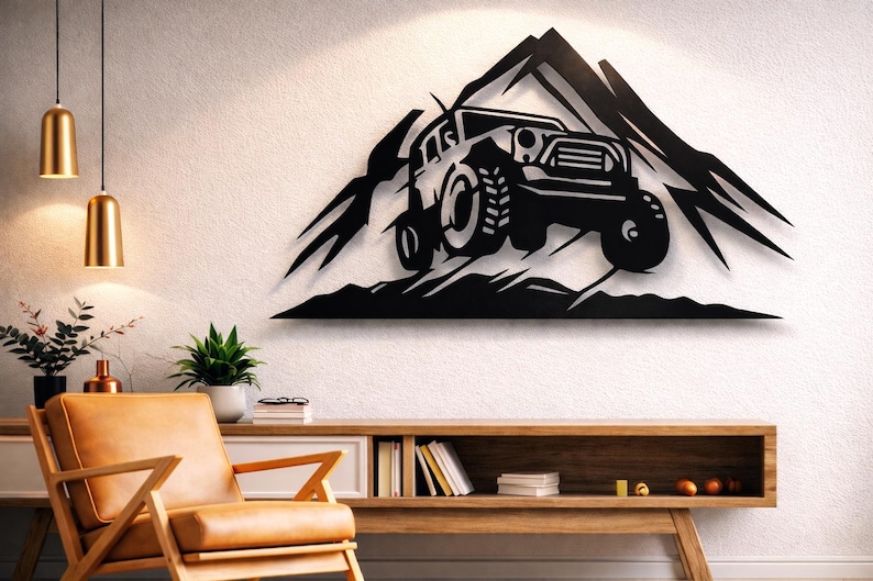 Off Road Truck Metal Wall Art Files (SVG, DXF, PNG) - Etsy