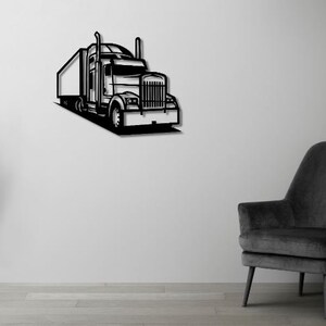 Truck Trailer Dxf , Svg , Png , Files , Big , Truck , Trailer ...