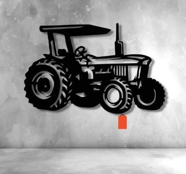 Tractor Svg Dxf Png Files Tractor Laser Cut Wall - Etsy