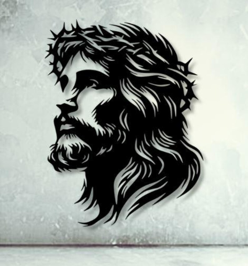 Jesus Christ Wall Art (cnc, Plasma, Laser Cut Files - Svg, Dxf, Png) - Etsy
