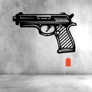 Gun Dxf ,svg ,png ,files , Gun , Laser Cut , Wall Art , Revolver ...