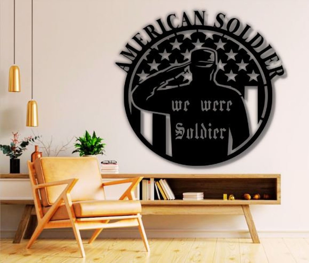 We Were Soldier Dxf Svg Png Files , American, Soldier , Veteran , USA , Flag , Army , Military ...