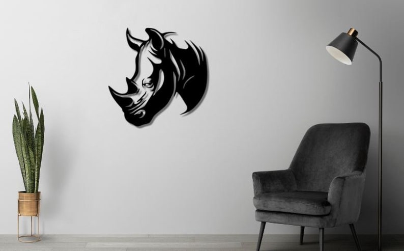 Rhino Dxf , Svg , Png , Files , Rhino , Cut , File , Rhinoceros , Face ...